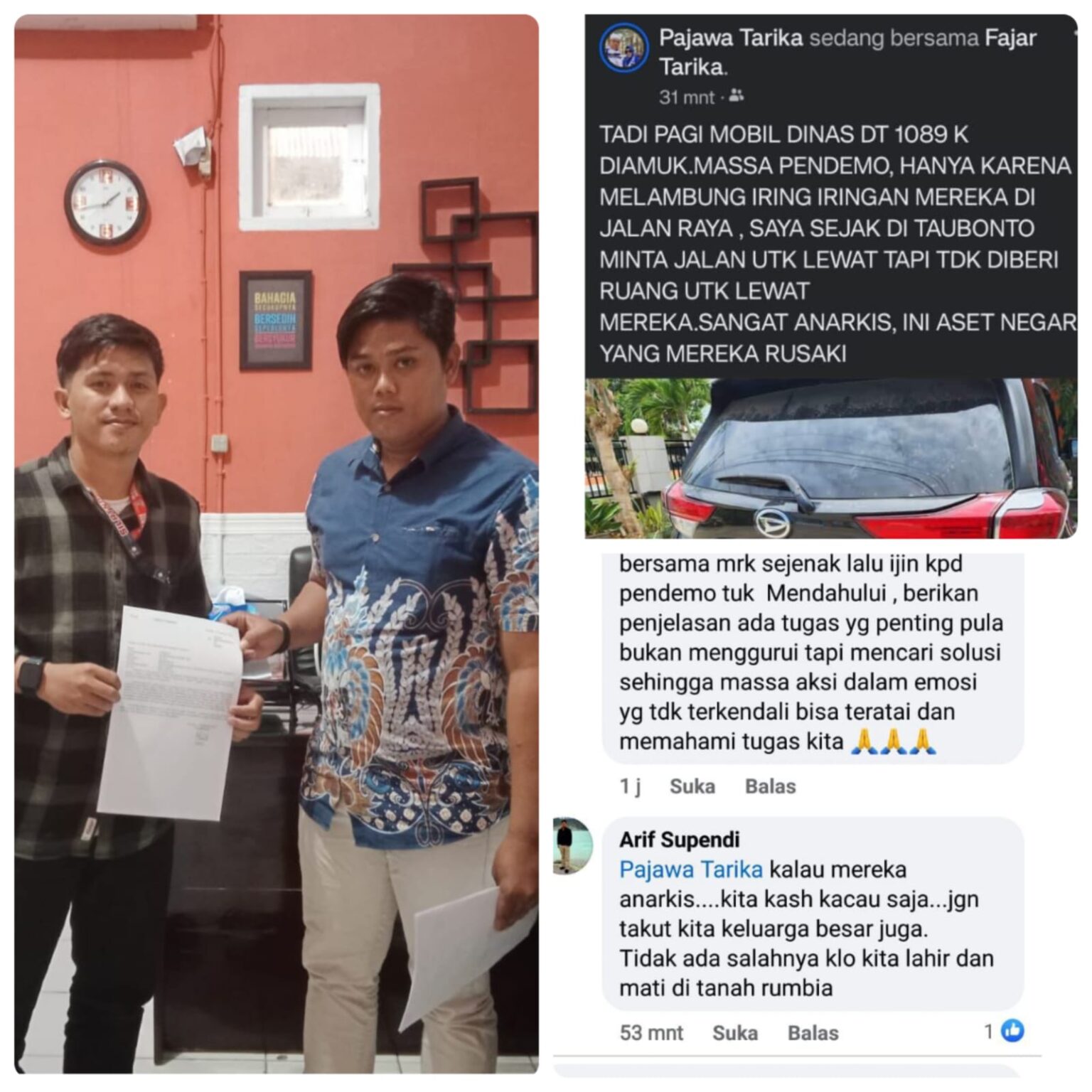 Provokasi Berbau SARA, Akun FB Arif Supendi Dilaporkan ke Polisi, Bermula dari Postingan Kadis ...